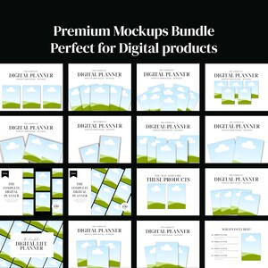 150+ Digital Product Mockups Mega Bundle With MRR | Canva & Photoshop ...
