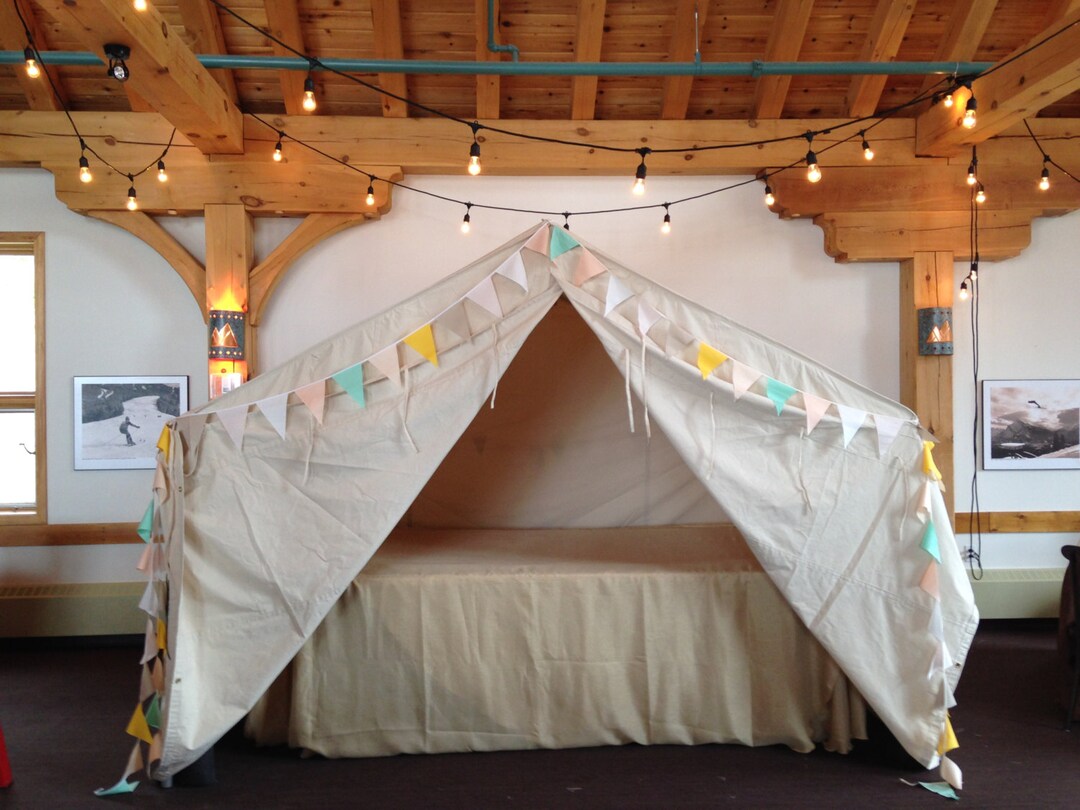 Handmade Rustic Cottage Aesthetic Earth Tone Fabric Bunting Garland for ...