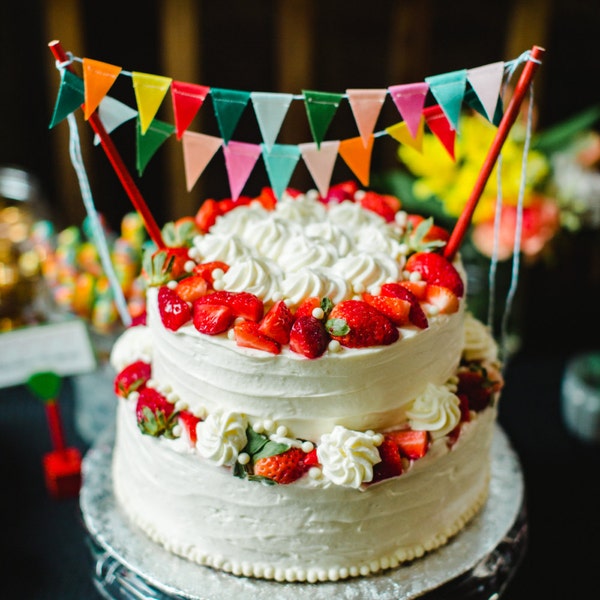 Bunting Cake Topper - Etsy