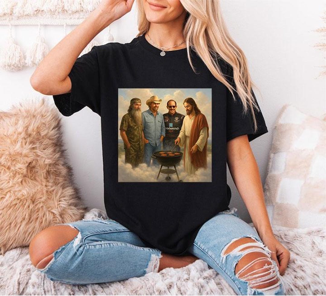 The Real Gang Meetup in Heaven Phil Robertson Dale Earnhardt Toby Keith ...