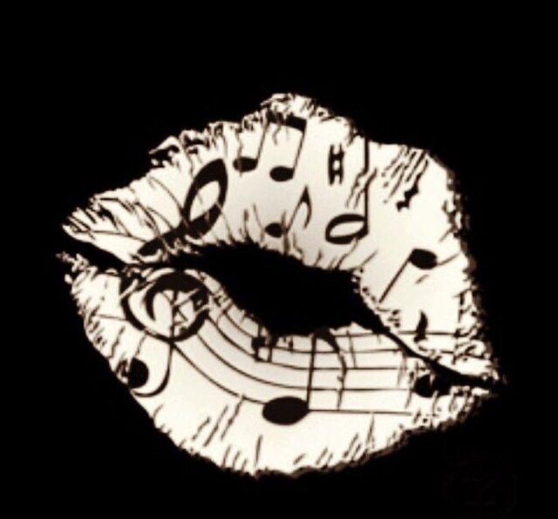 Musical Lip Kiss Png - Etsy
