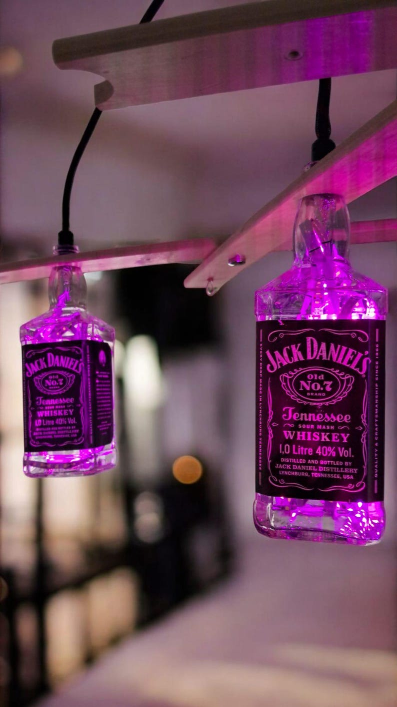 Kitchen Island Lamp, Pendant Light, Led Lamp, Glass Bottle, Bar Light ...