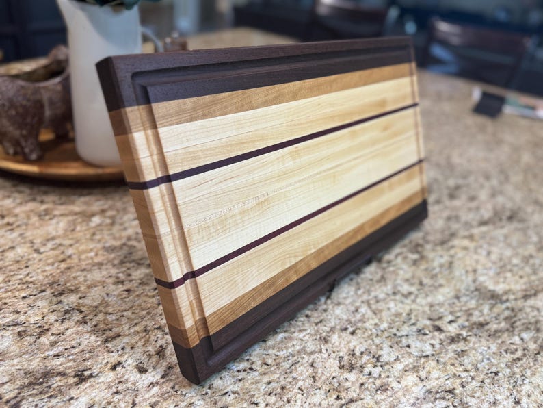 Custom Made Wood Edge Grain Cutting Board - Etsy