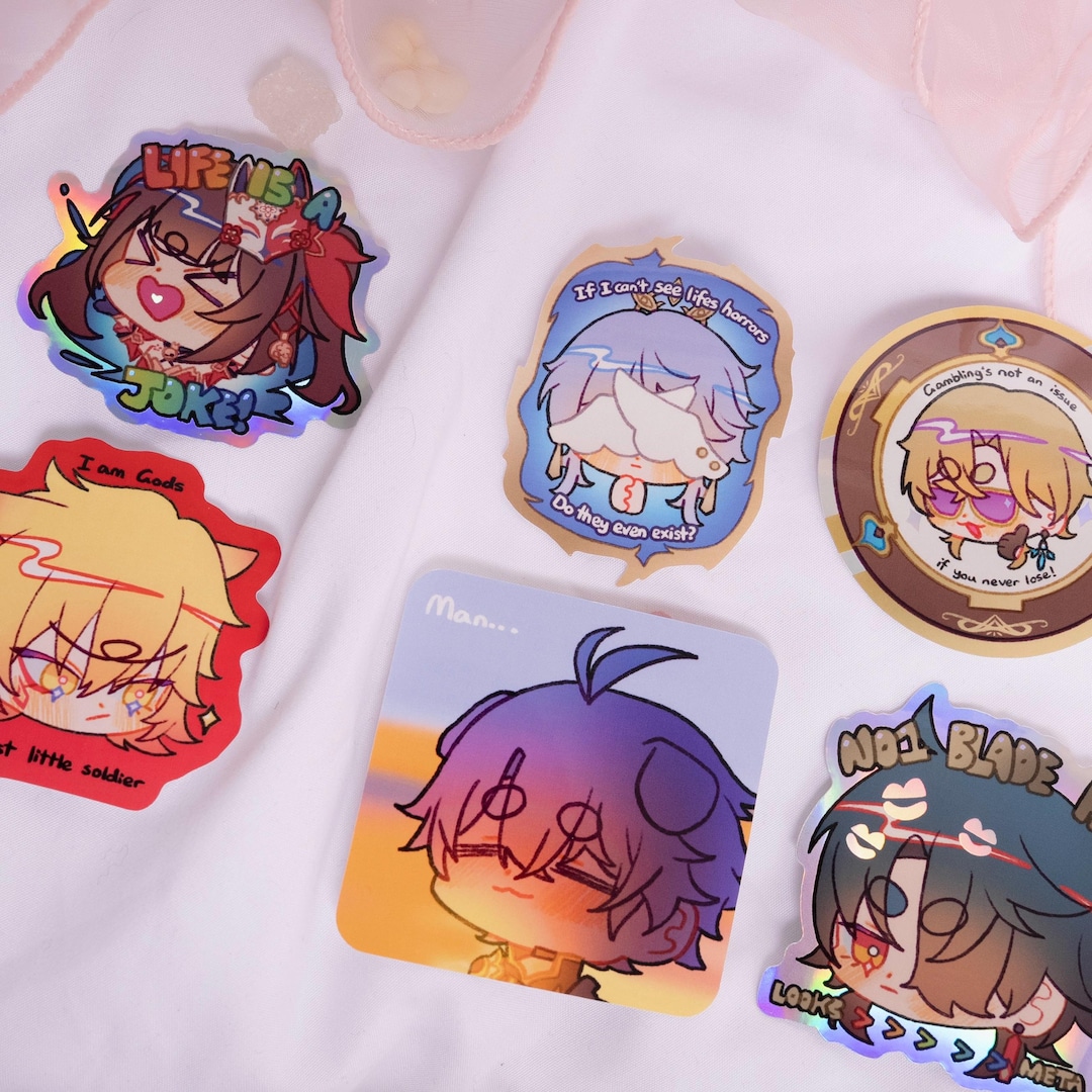 Meme Honkai Star Rail Vinyl Sticker | 2.5" Funny HSR Stickers | Cute ...