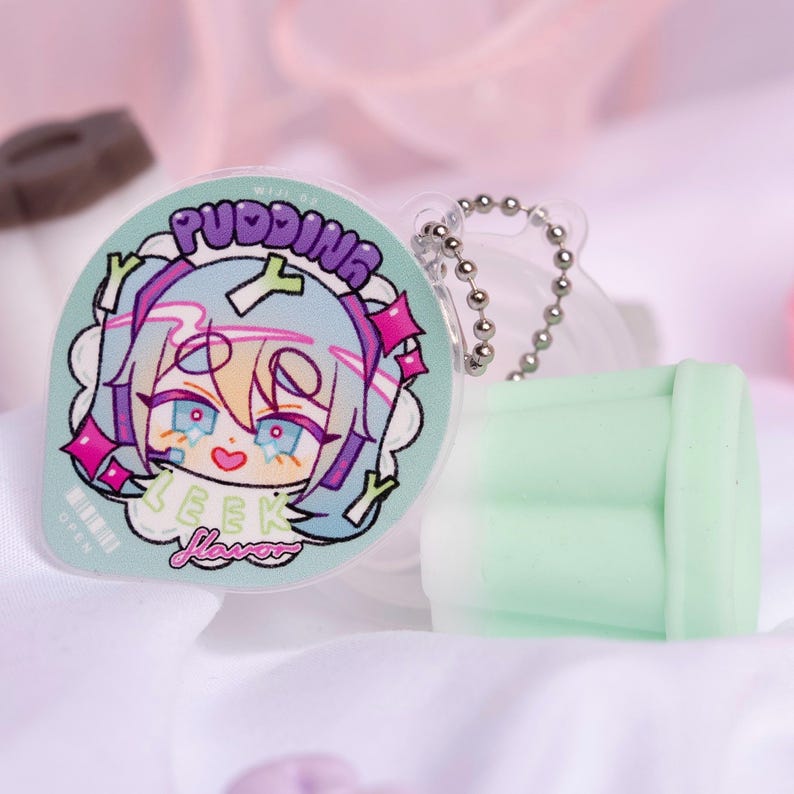 Project Sekai Vocaloid Pudding Charm | Simulation Squishy Food Charm ...