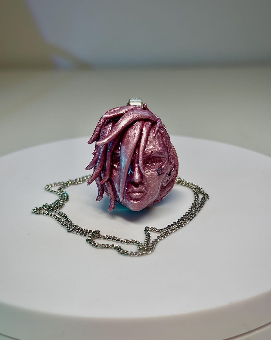 Arcane Vi Necklace | League of Legends | Clay Jewelry | Handmade Clay ...