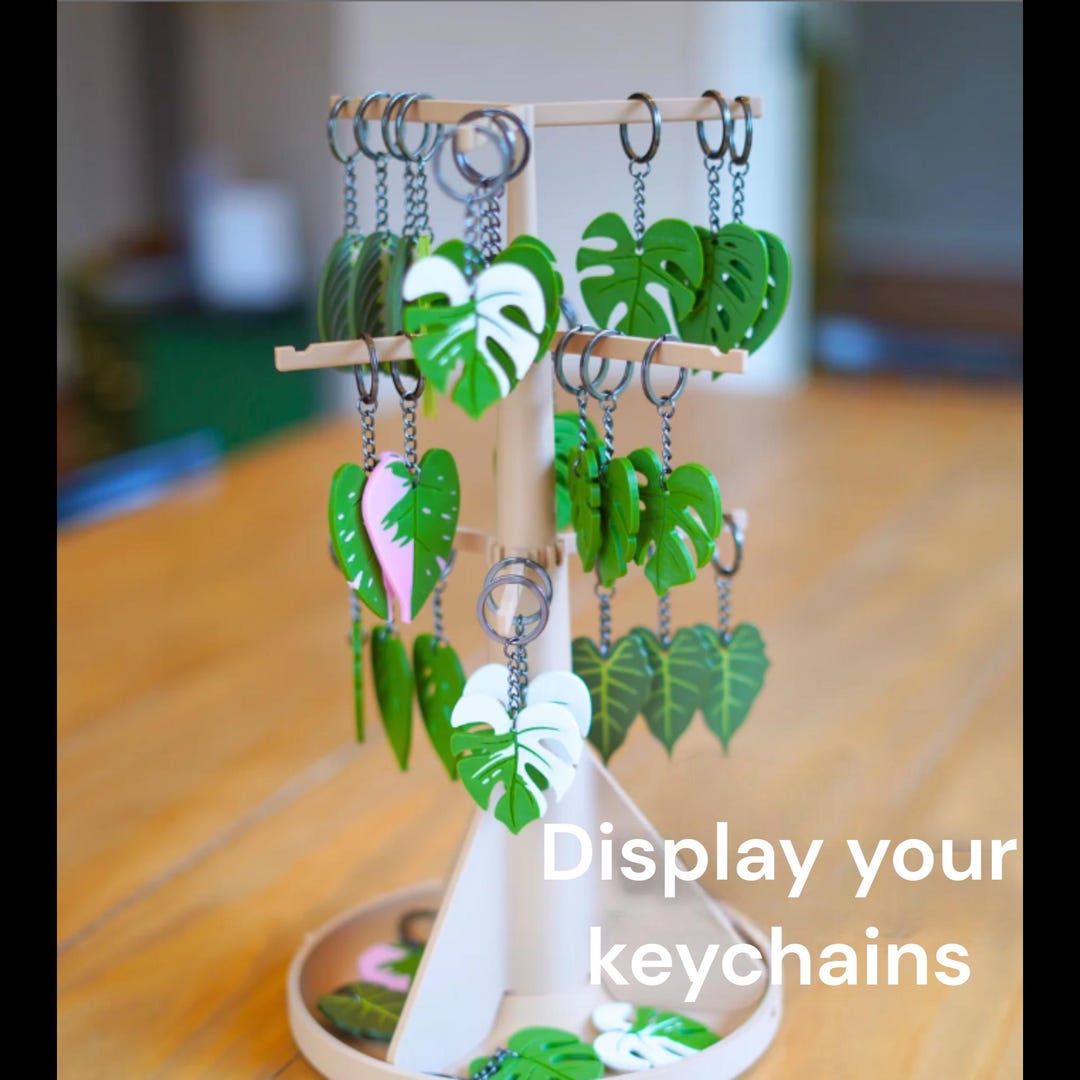 Keychain Display, Keychain Holder, Keychain Storage, Collapsible ...
