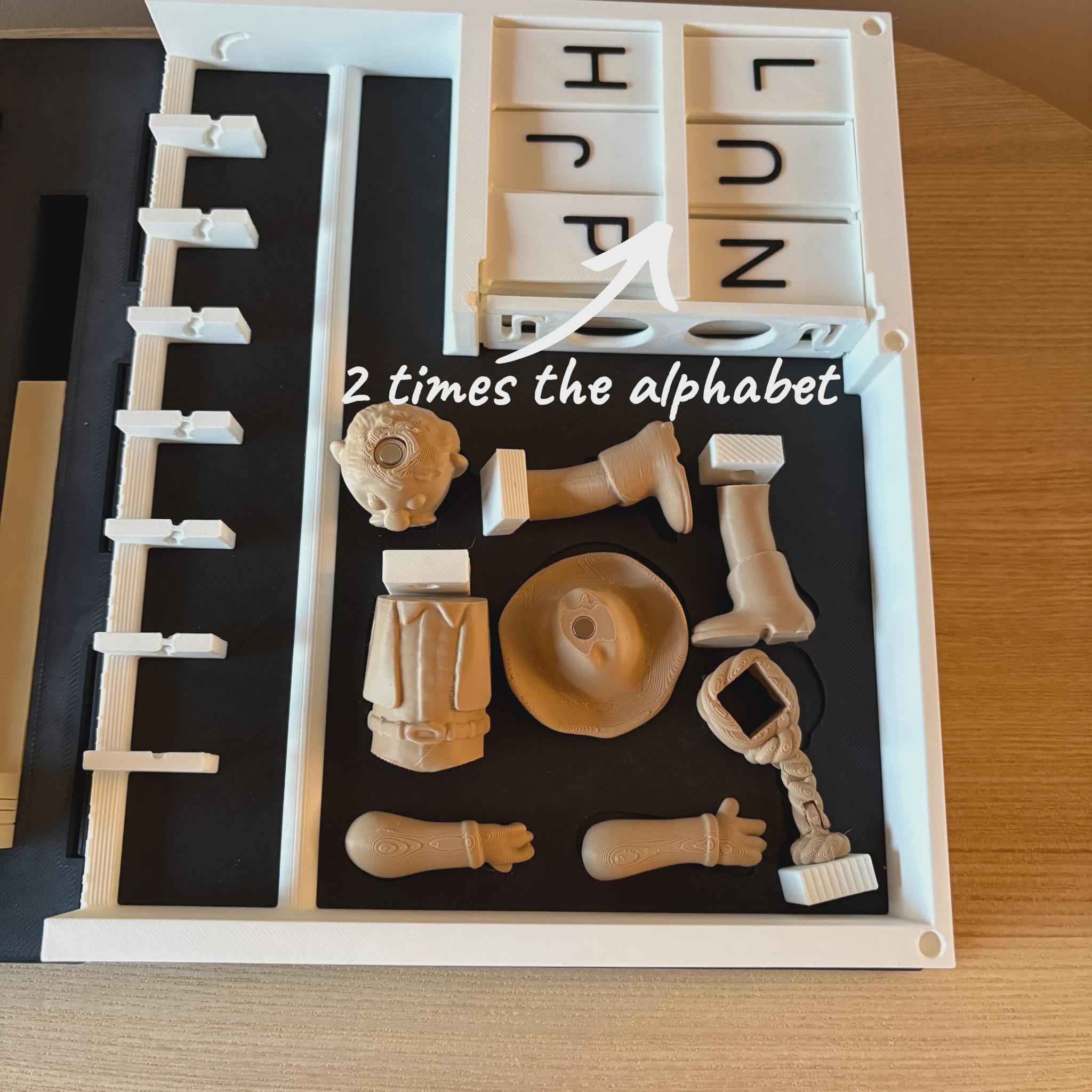 Hangman Board Game Book | Playbook’d Hangman | Hidden Book Game ...