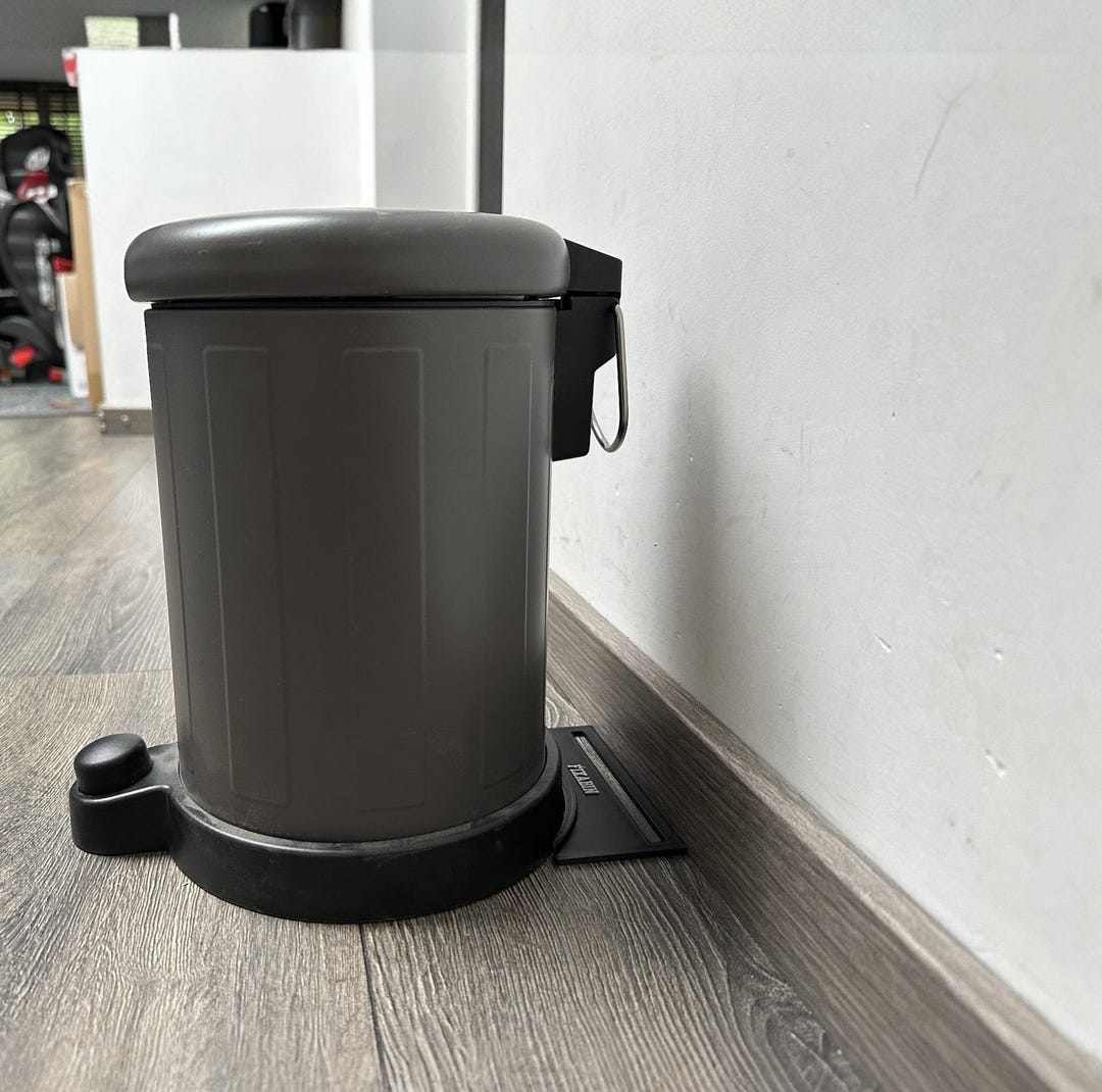 Fixabin, Wall Spacer Round Trash Can,wall Spacer Trash Can,wall ...