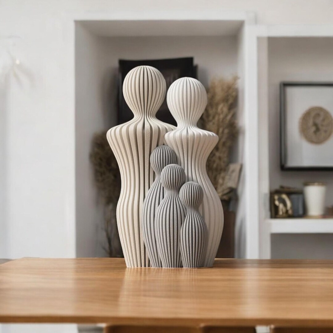 Family Statue, Family Sculpture, Custom Family, Modern Statue Decor ...
