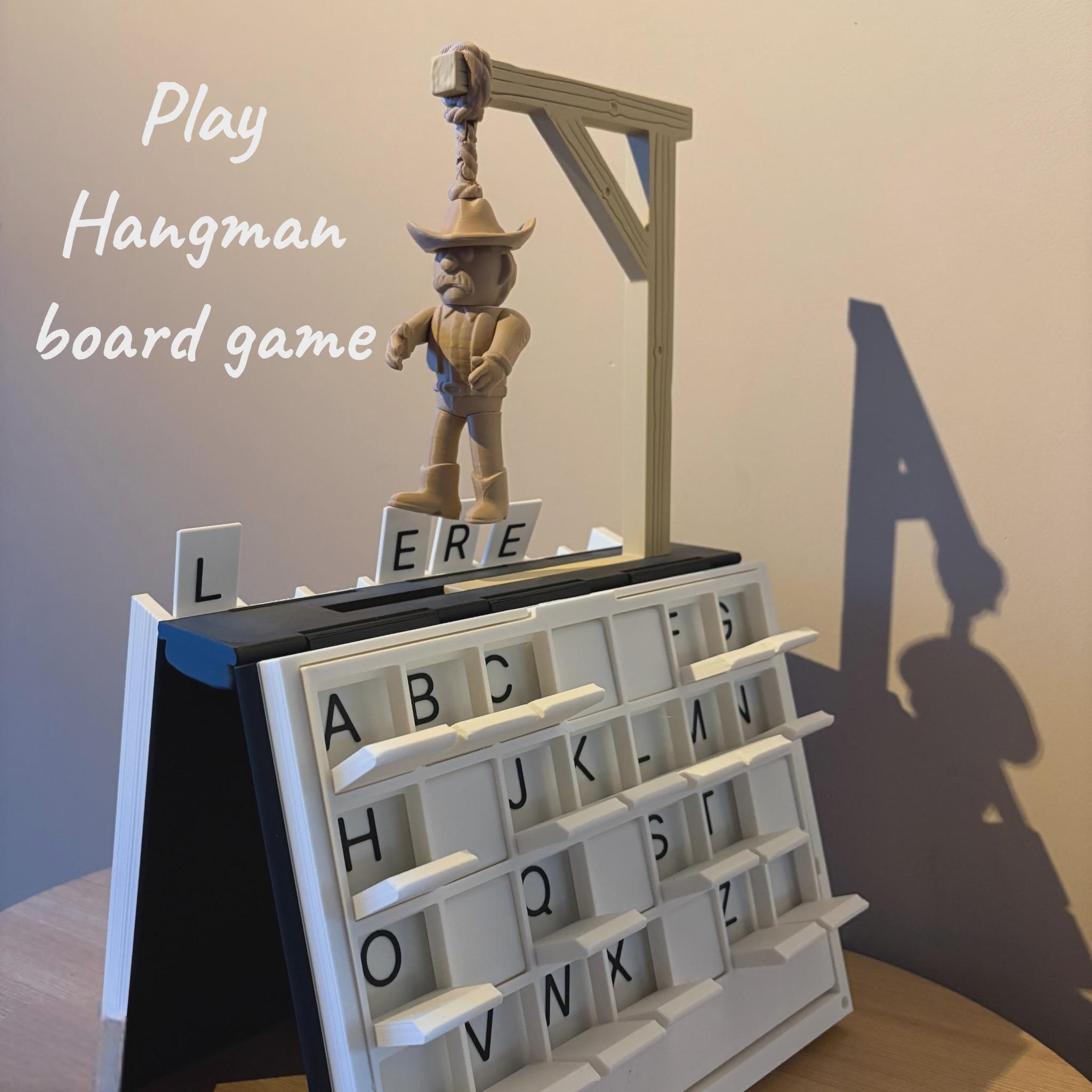 Hangman Board Game Book | Playbook’d Hangman | Hidden Book Game ...