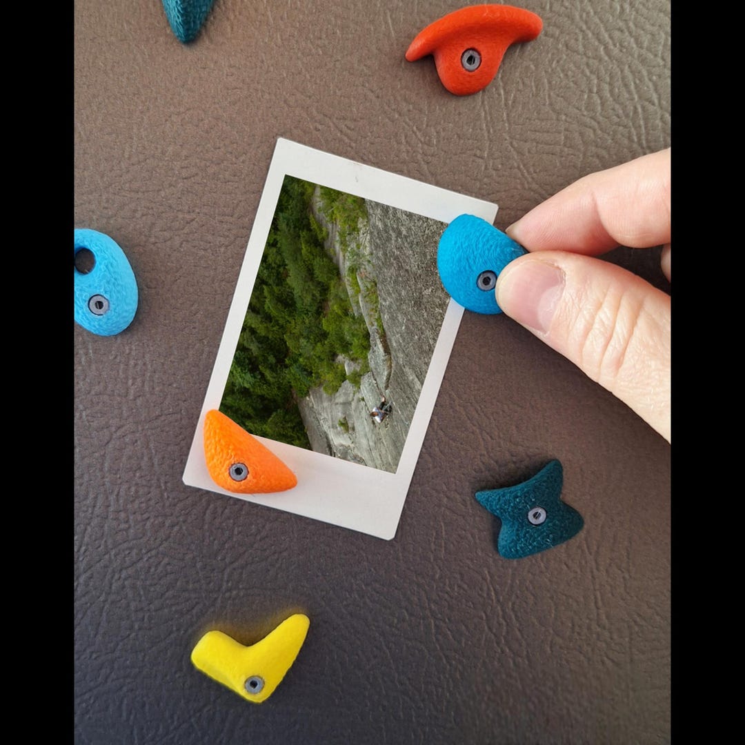 Mini Bouldering Holds - Rock Climbing Hand & Foot Hold Fridge Locker ...