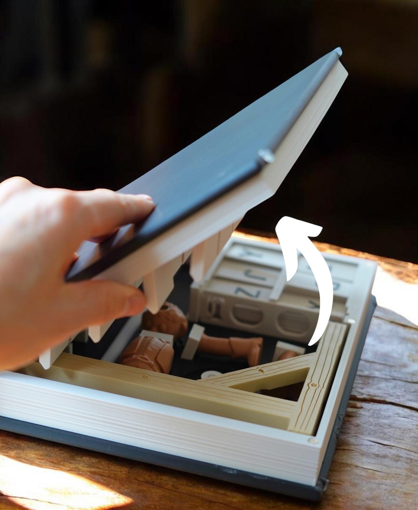 Hangman Board Game Book | Playbook’d Hangman | Hidden Book Game ...
