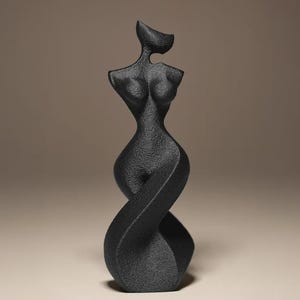 Abstract Woman Statue, Abstract Woman Sculpture, Contemporary Art ...