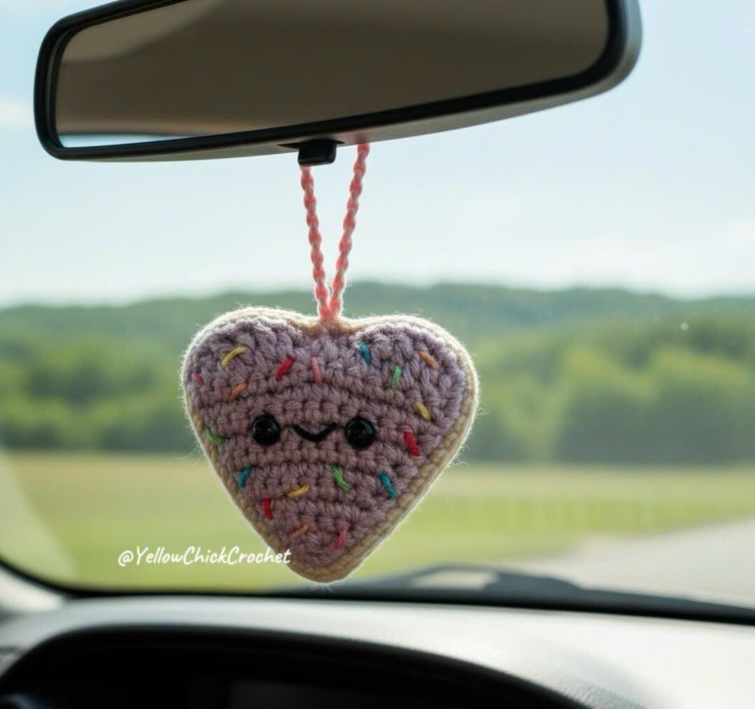 Buy 2 Get 1 Free, Hanging Crochet Heart, Handmade Valentine Gift ...