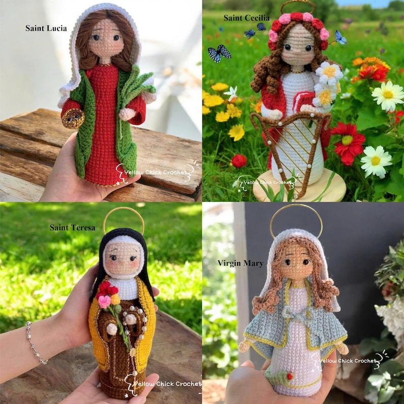 Lady of Mount Carmel Crochet Doll | Catholic Handmade Amigurumi ...