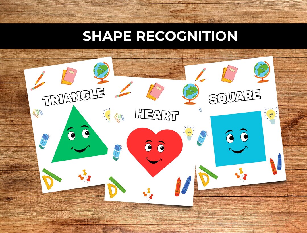 10 Printable Shapes Recognition Worksheets for Kids: Preschool ...