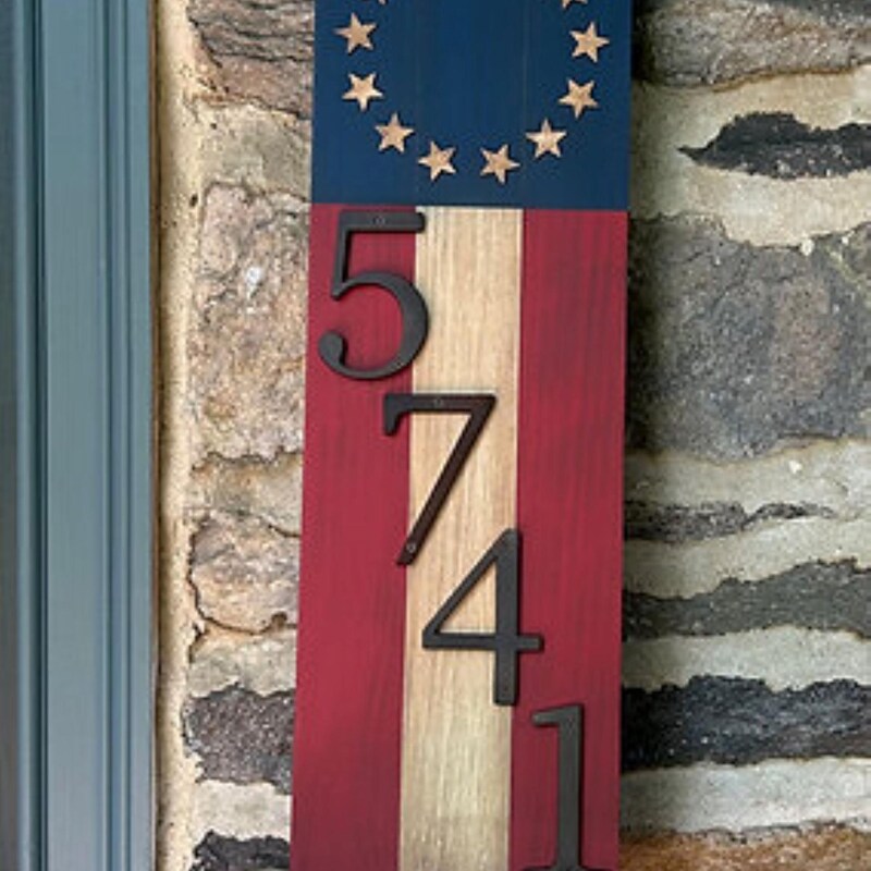 Craftsman Address Plaque - Etsy