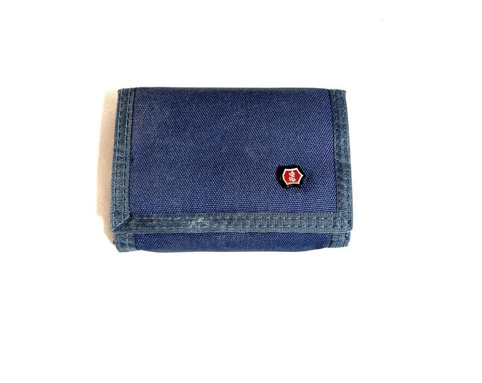 Victorinox Swiss Army Tri-fold Wallet – Navy Nylon – Velcro – Travel ...