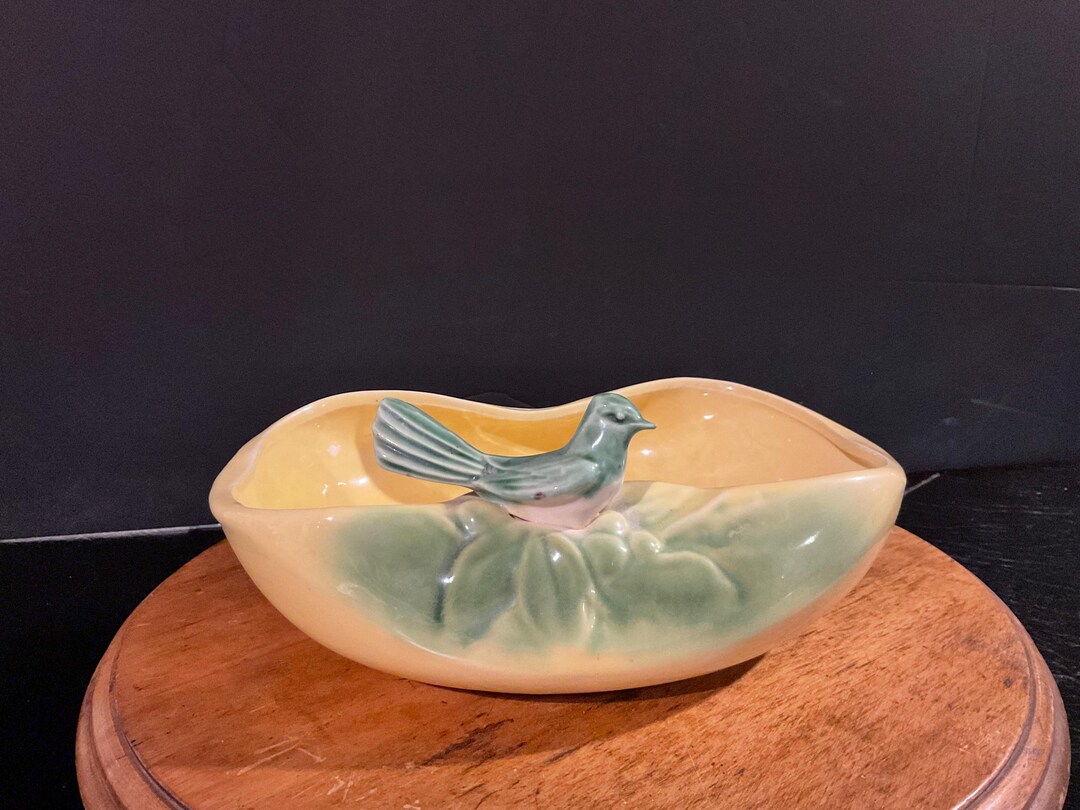 Vintage Mccoy Bird Bath Planter - Etsy