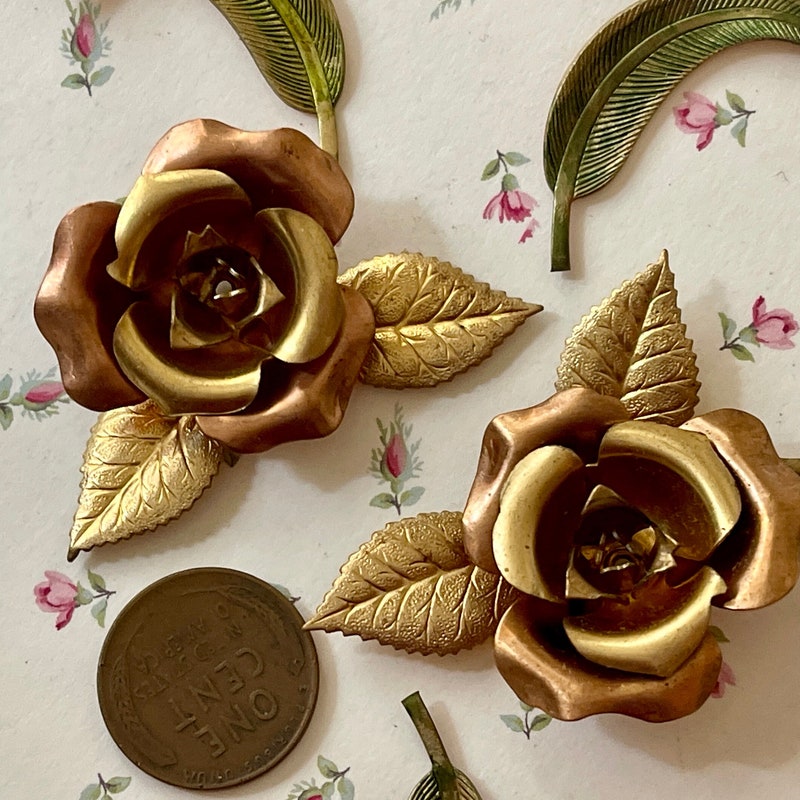 Brass Rose - Etsy