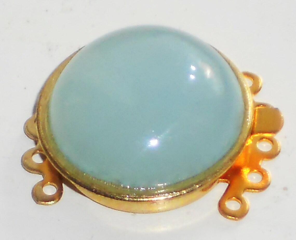 Vintage Clasp Glass Claspfive Strand Claspbracelet | Etsy