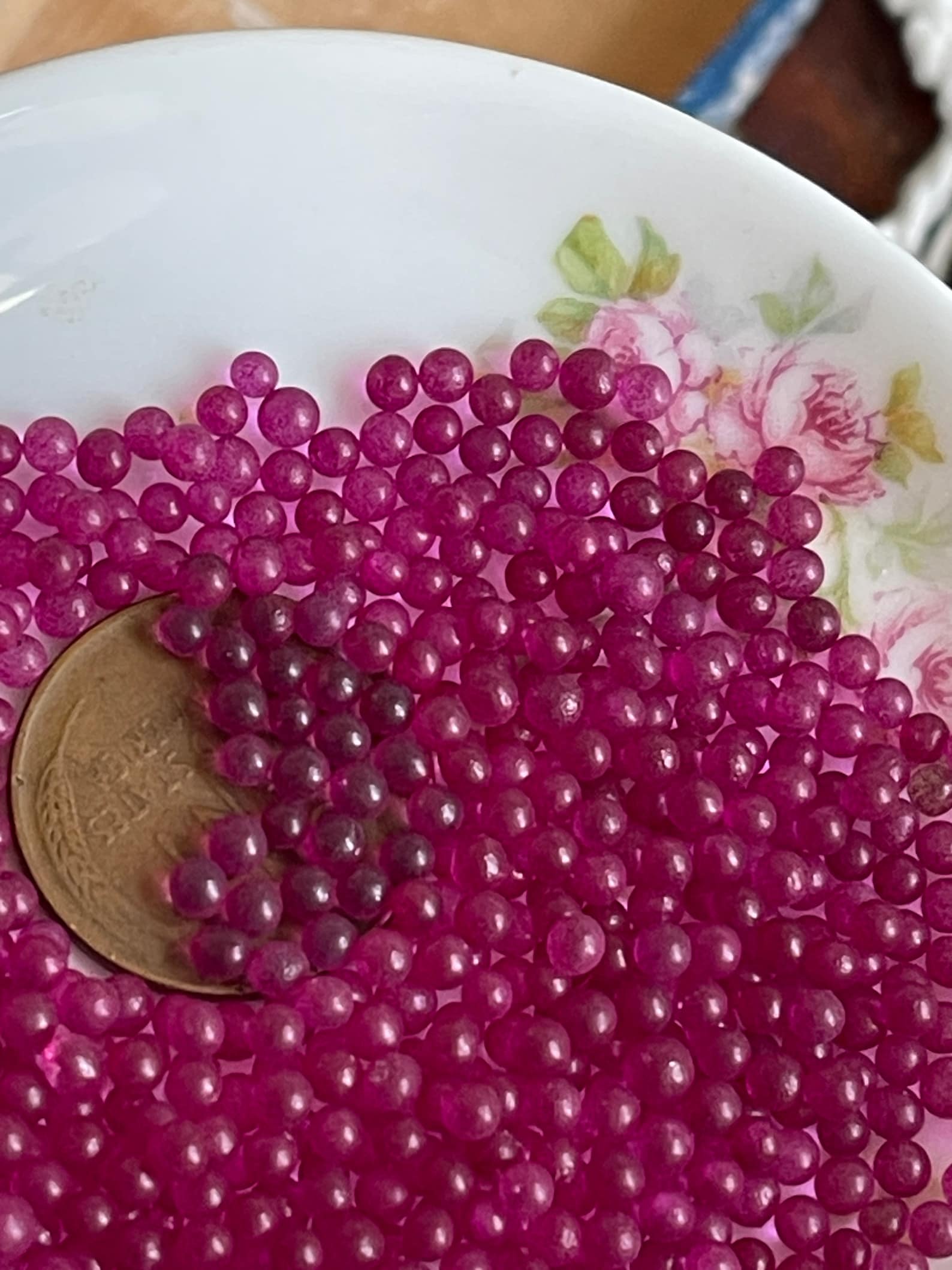 Ballotini Undrilled Beads, 2.5mm, VINTAGE, Eyes Purple Round No Hole ...