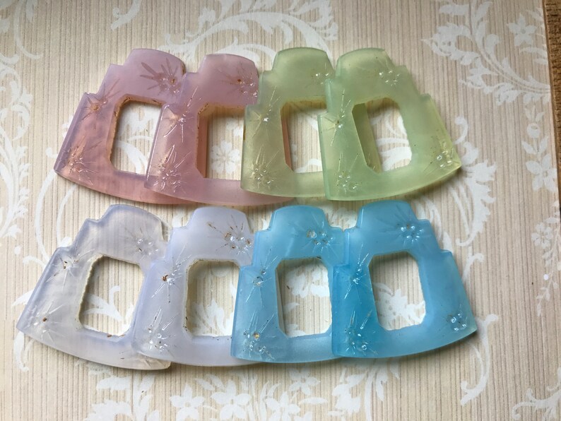 Vintage Glass Frame Beads Shabby Chic Glass Frames Japan | Etsy