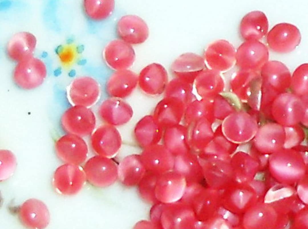 3mm Pink Moonstones, 20 Stones, Vintage - Etsy