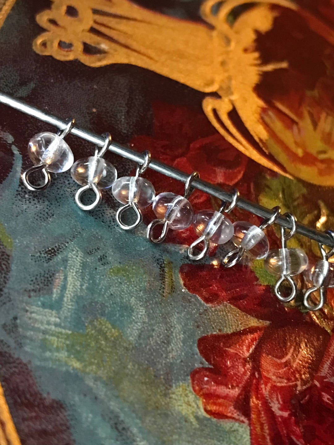Crystal Glass Connectors, Beads, Crystal Charms, Vintage - Etsy