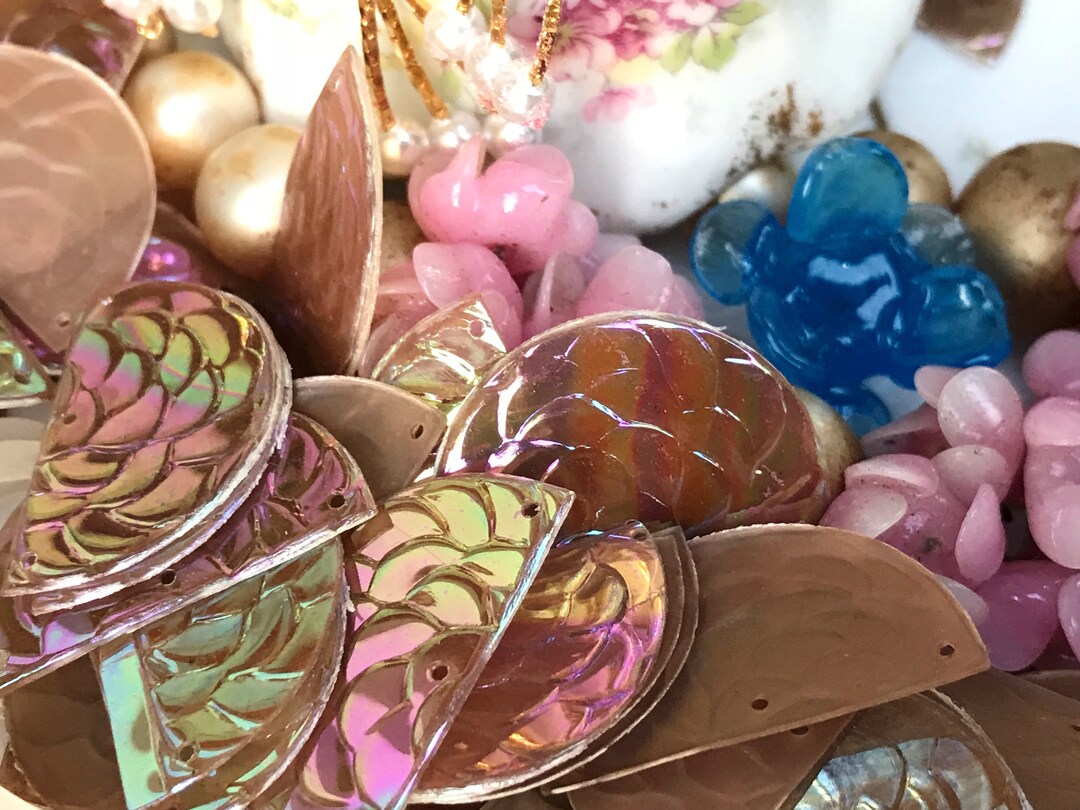 Vintage French Celluloid Findings, Embellishment, Assemblage, DIY ...