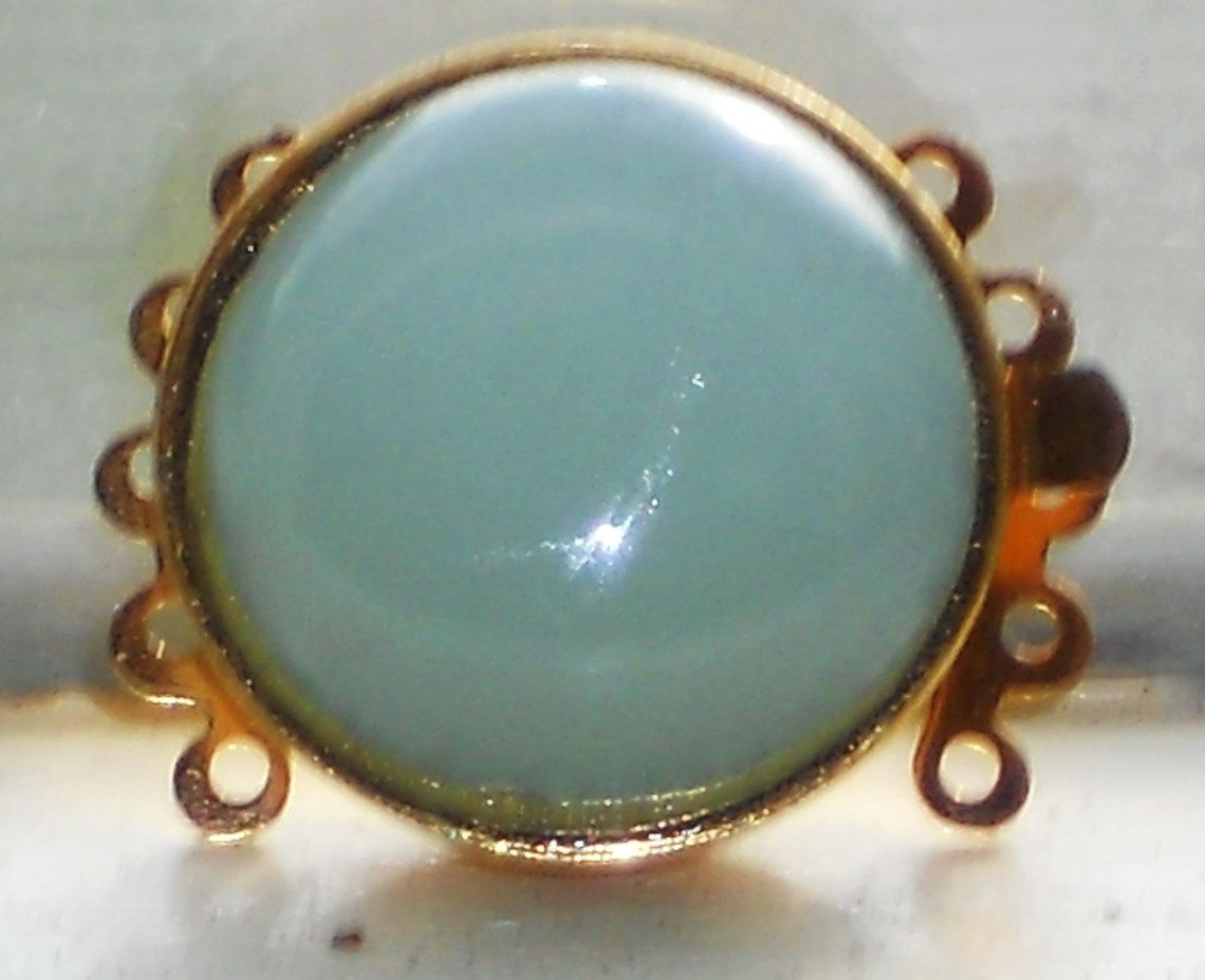 Vintage Clasp Glass Claspfive Strand Claspbracelet - Etsy