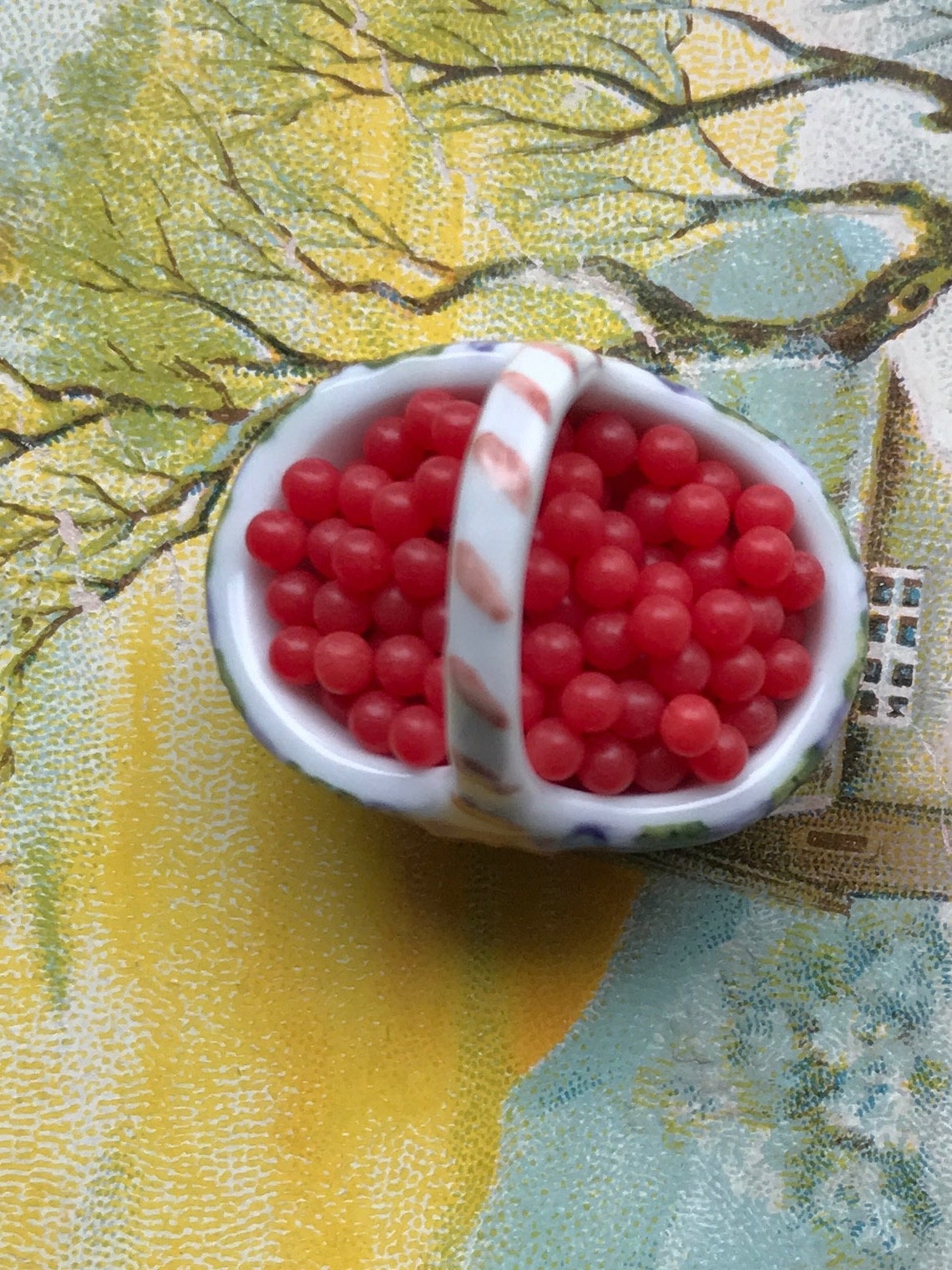 Vintage Ballotini Balls Solid Glass Beads Red Ballotini - Etsy