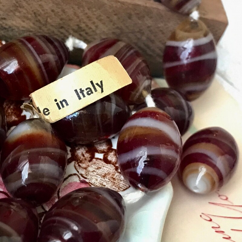 Antique Glass Beads - Etsy