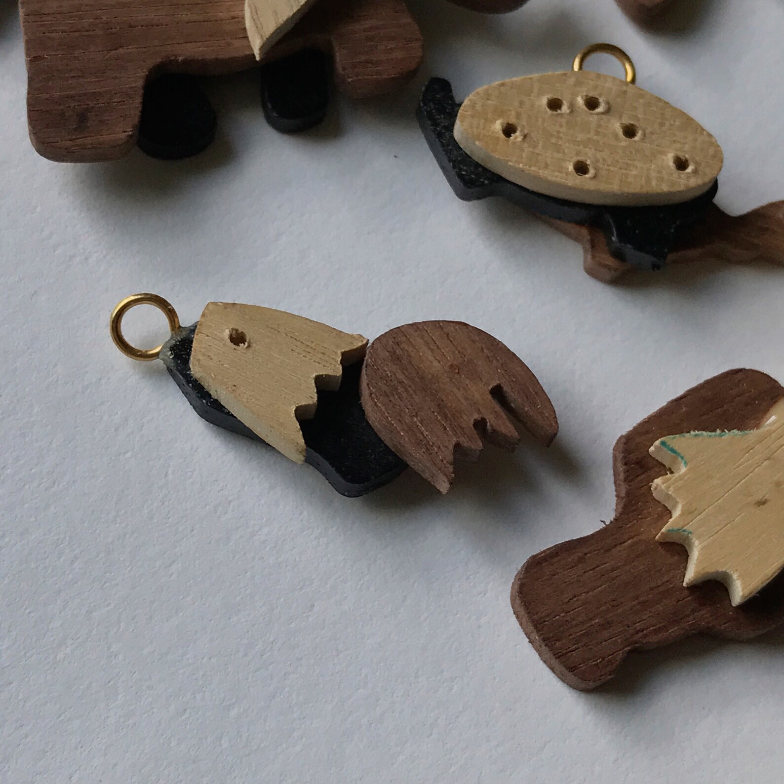 Vintage Wooden Charms, Animal Charms, Kids Charms, Dog Charm ...