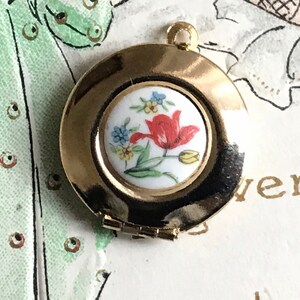 Victorian Locket Charm, New, Cottagecore Jewelry, Gift for Her, Girl ...