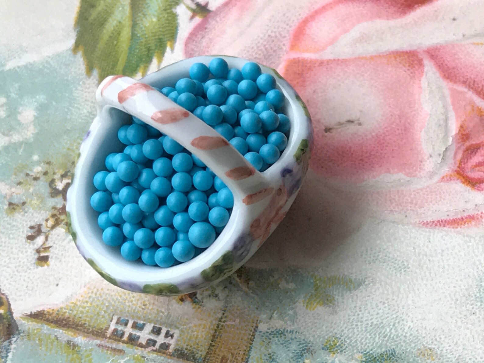 Ballotini Balls,vintage Turquoise Beads,solid Glass Balls 2mm Eyes ...