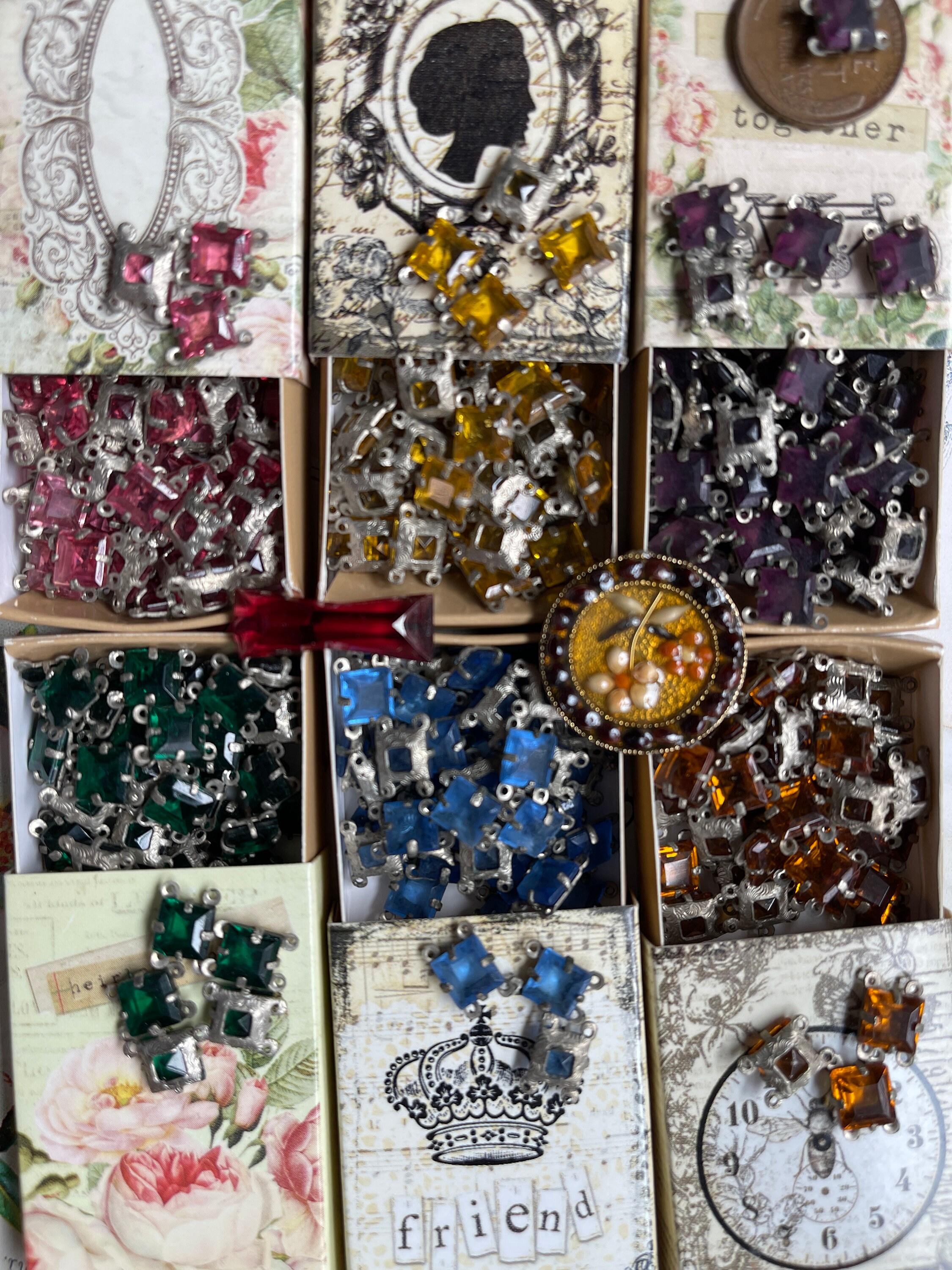 Vintage Victorian Connectors Bracelet Panels | Etsy