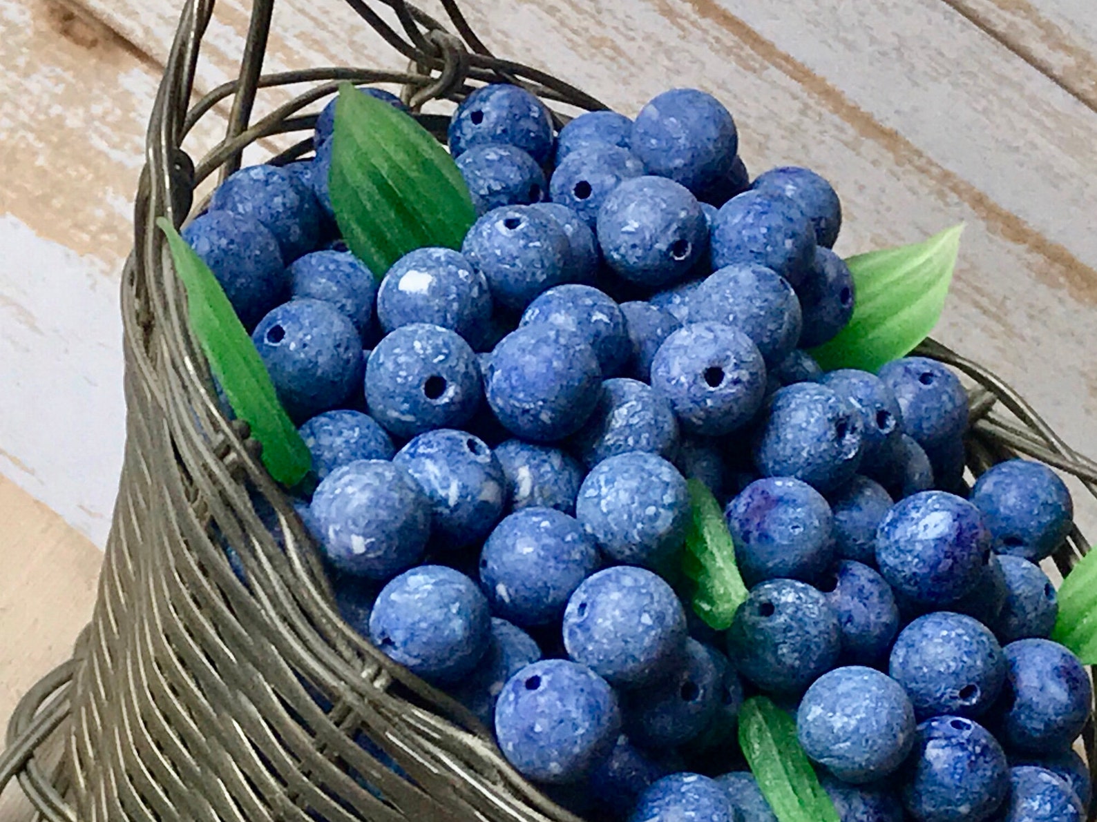 Vintage Glass Blueberries Beads Berry Beads Berries 8mm - Etsy
