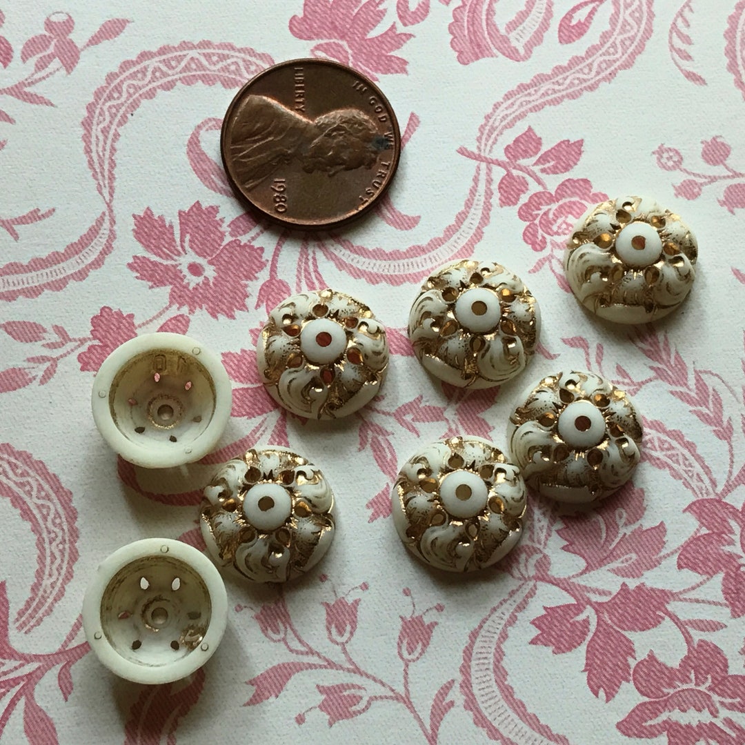 Vintage Bead Caps - Etsy