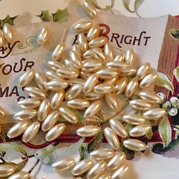 Pearl Rice Beads - Etsy