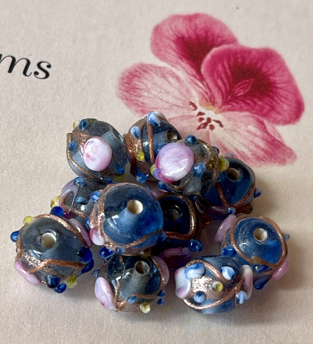 Vintage Wedding Cake Beads, 5x7mm, 12 Pcs - Etsy