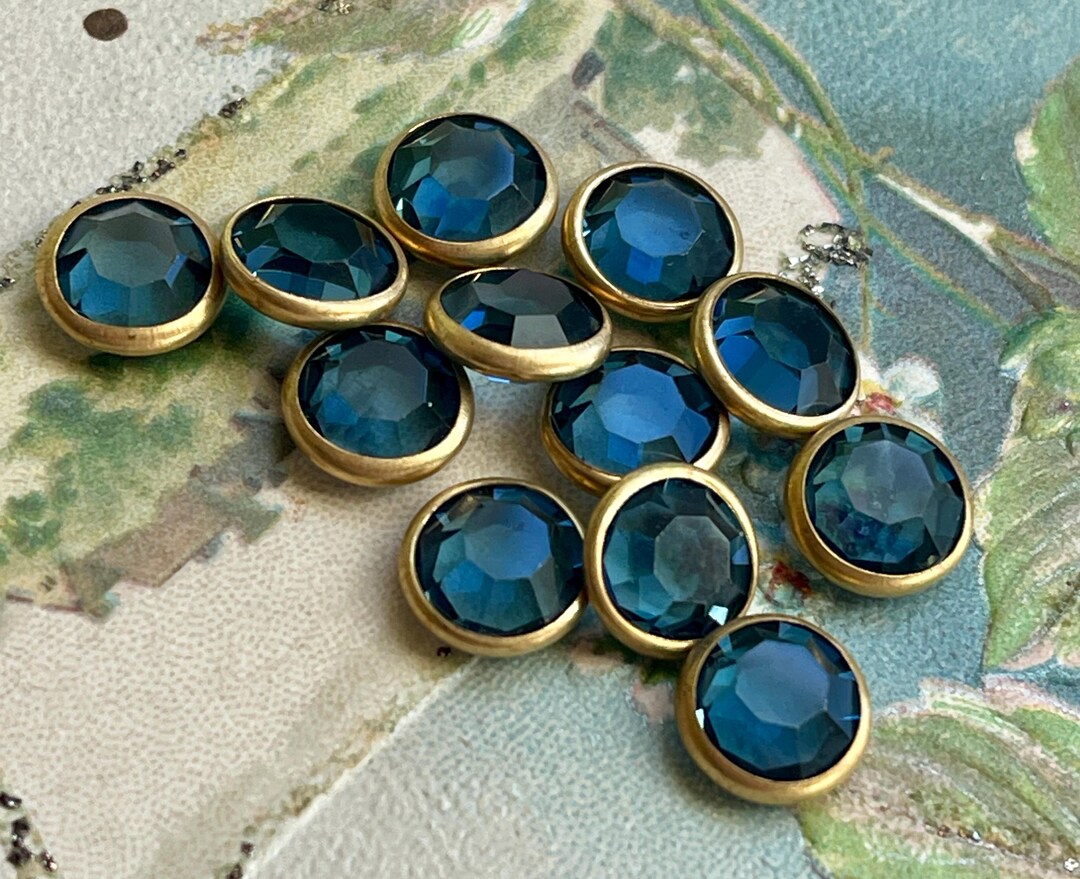 Bezel Set Glass Blue Stones, Glass Bezels, Montana Blue Glass, Bezels ...