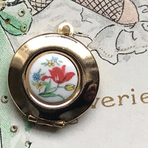 Victorian Locket Charm, New, Cottagecore Jewelry, Gift for Her, Girl ...