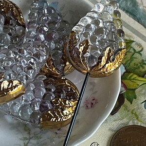 Vintage Hat Pin Topper, Glass Grape, 1pc - Etsy UK