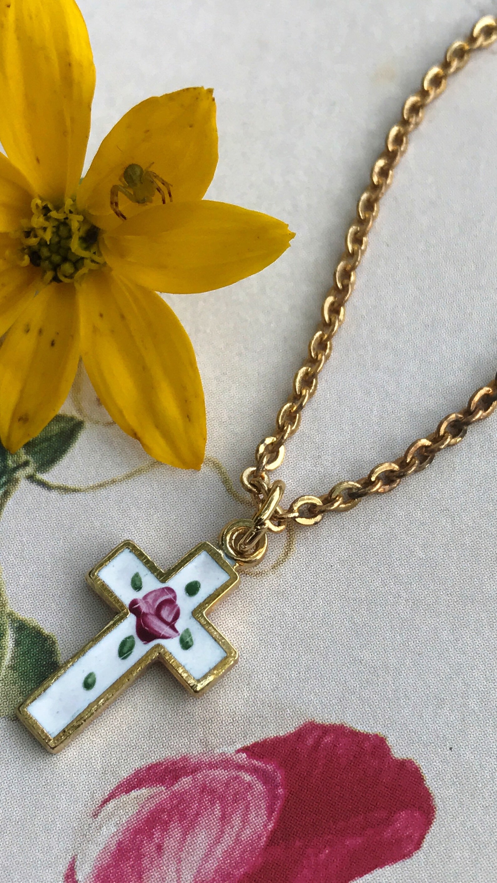 Sarah Coventry Cross Necklace for Little Girl Christian - Etsy
