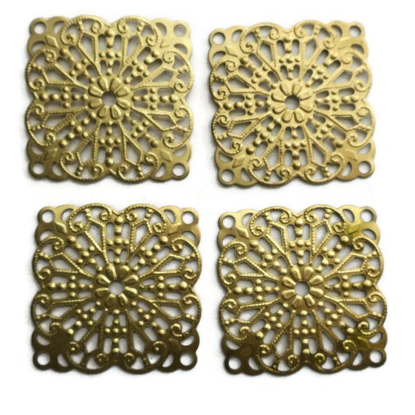 Filigree Squares - Etsy