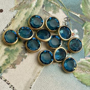 Bezel Set Glass Blue Stones, Glass Bezels, Montana Blue Glass, Bezels ...