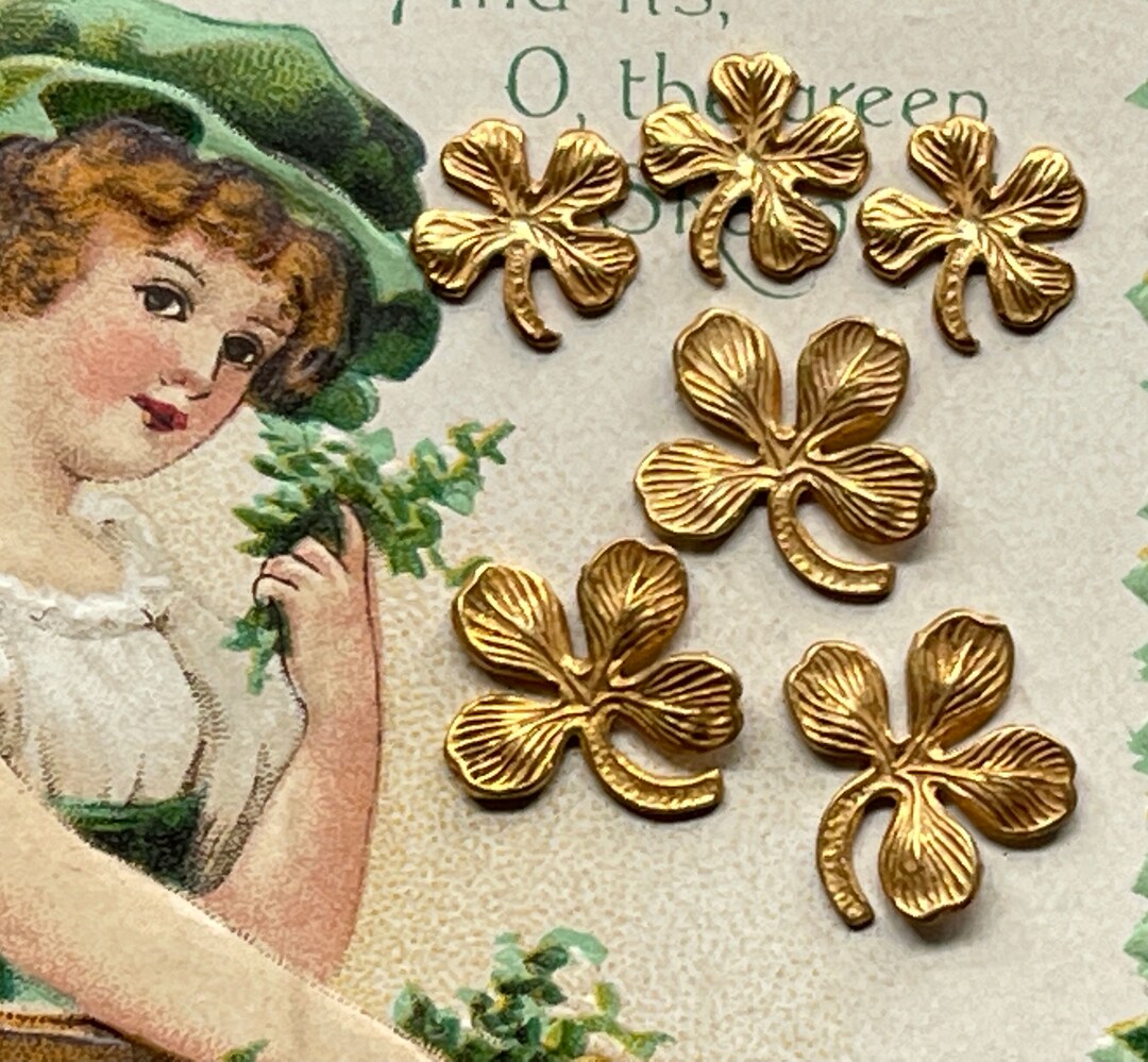 4 Leaf Clover Stamping - Etsy