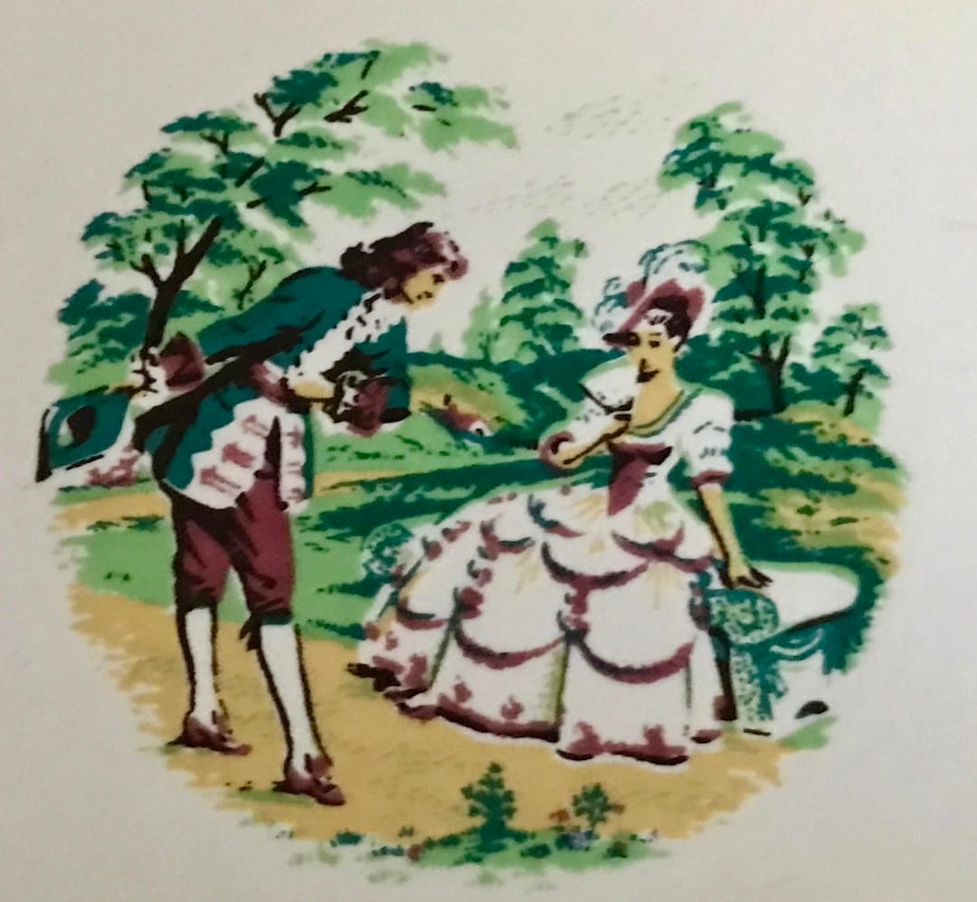 Victorian Decals, Cabochon Decals, Waterslide Decals, Vintage Ceramic ...